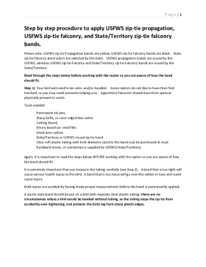 Fillable Online Federal Raptor Propagation Seamless Band Request Form ...