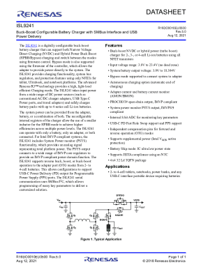 Fillable Online ISL9241 Short-Form Datasheet Fax Email Print - pdfFiller