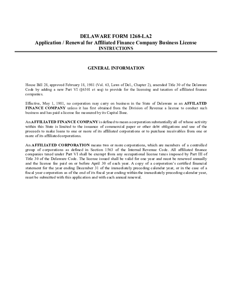 Fillable Online Delaware Business License Service Order Form Fax Email ...