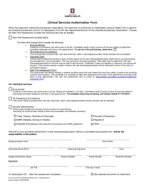 Fillable Online Clinical Service Authorization Form - Fillable - May 20243 Fax Email Print ...