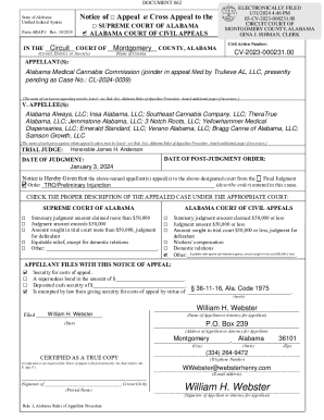 Fillable Online Rules of Appellate Procedure Appendix I. Forms Fax ...