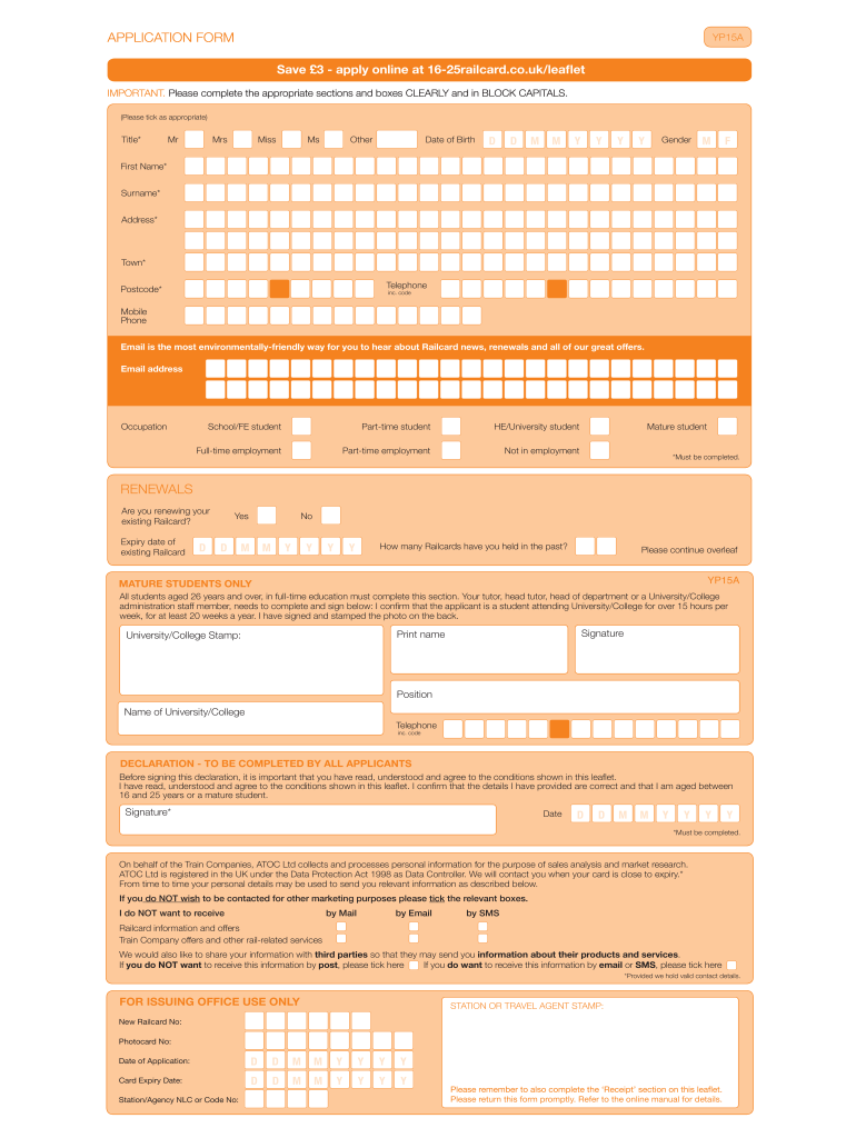 Mature Student Application Form Fill Online Printable Fillable Mature Student Application Form Fill Online Printable Fillable