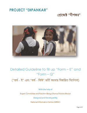 Fillable Online Detailed Guidline to fill up Form-E and Form-Q Fax ...