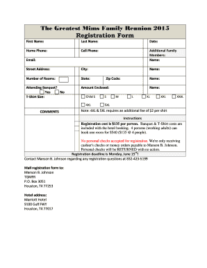 Fillable Online Additional Family Fax Email Print - pdfFiller