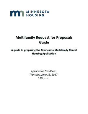 Fillable Online Multifamily Request for Proposals Fax Email Print ...