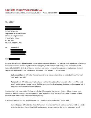 Fillable Online Appraisal Report Example - VendorNet Fax Email Print ...