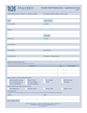 Club Membership Application Letter | pdfFiller