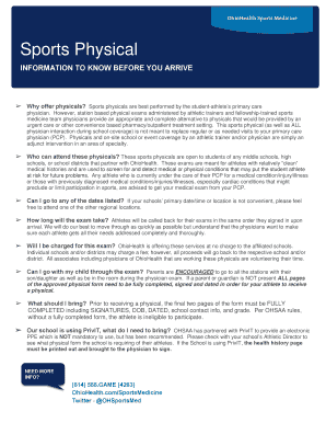 Fillable Online Free sports physicals - Worthington City Schools Fax ...