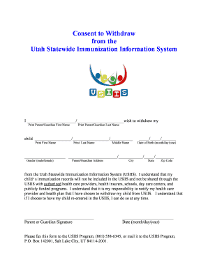 Fillable Online Consent to Withdraw Fax Email Print - pdfFiller
