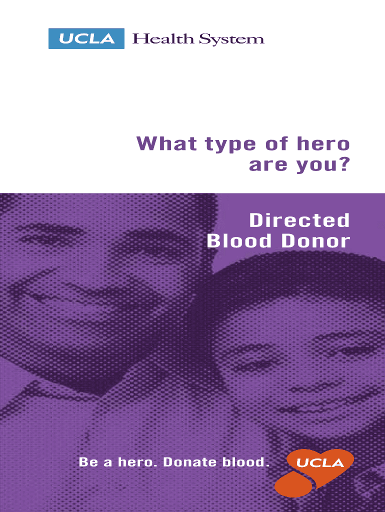 Fillable Online What is directed donor blood Fax Email Print - pdfFiller