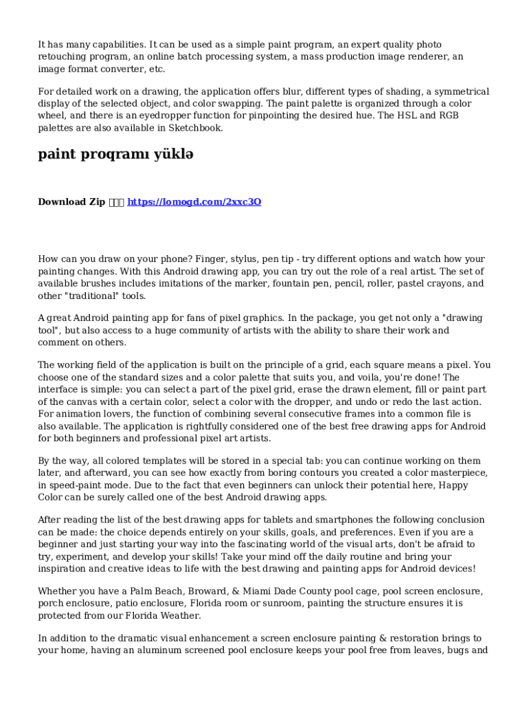 Comparison of Different Drawing and Painting Applications MS Paint vs ...