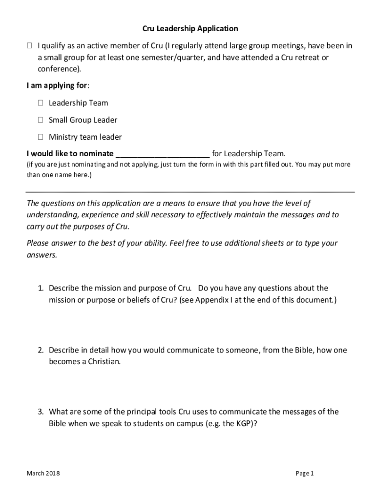 Fillable Online The Constitution of Cru At North Carolina State ...