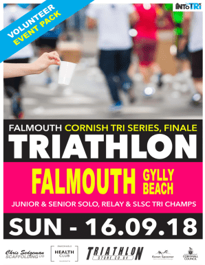 Fillable Online Falmouth Tri: The Seal - Cornish Tri Series Fax Email Print - pdfFiller
