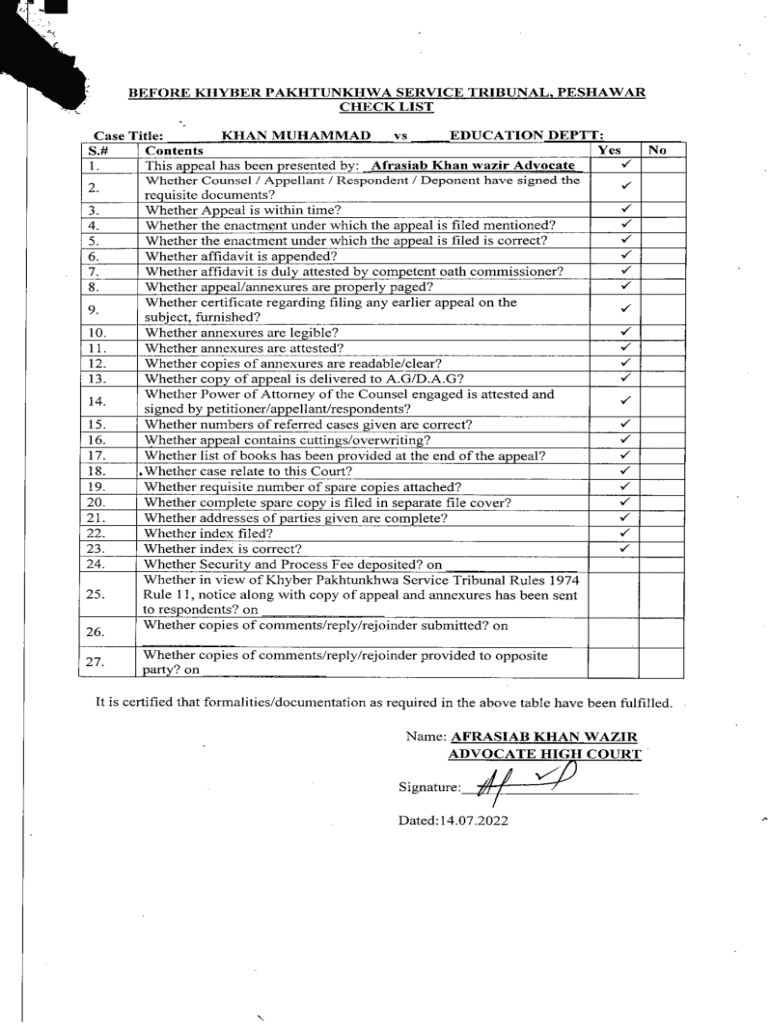 Fillable Online JUDGMENT SHEET - (Judicial Department) Fax Email Print ...