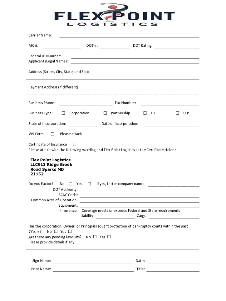 Fillable Online IDENTIFICATION AND REGISTRATION APPLICATION Fax Email ...