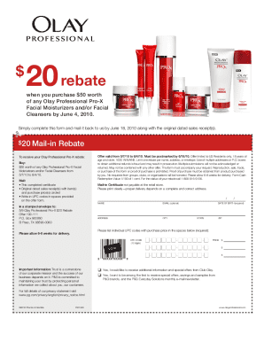 Fillable Online Olay Coupons, Samples and Offers Fax Email Print ...