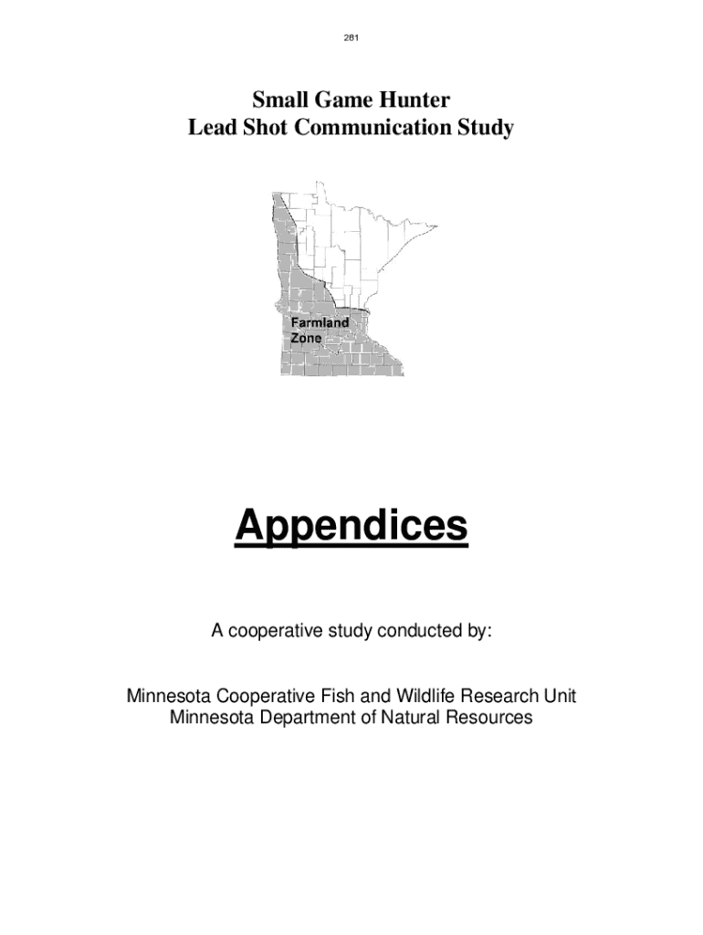 Fillable Online files dnr state mn Lou Cornicelli Minnesota Department ...