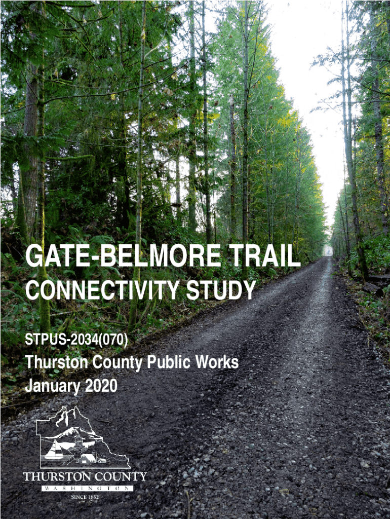 Fillable Online Thurston hopes to improve Gate-Belmore trail with grant ...