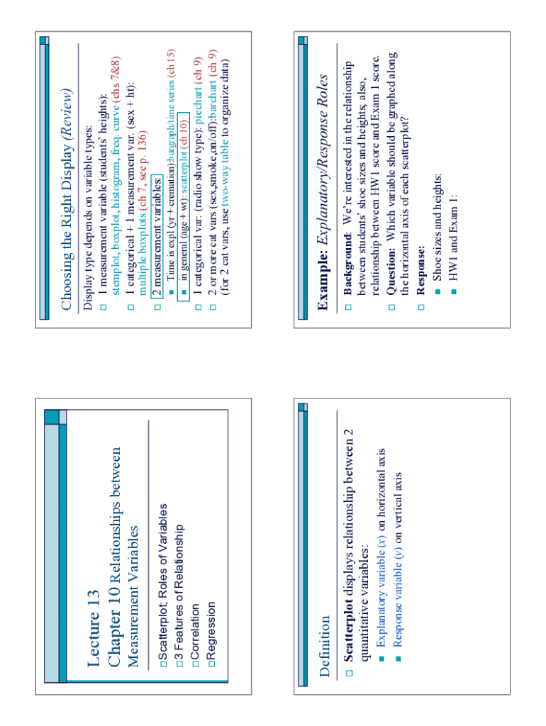 Fillable Online Chapter 4 Describing the Relation between Two Variables Fax Email Print - pdfFiller