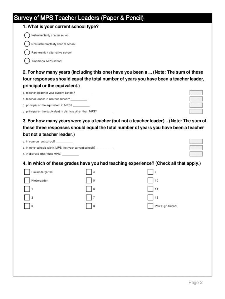 Fillable Online cepa stanford Survey of MPS Teachers Stanford ...