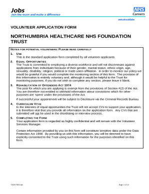NHFT: A Guide to the Volunteer Recruitment Process Doc Template | pdfFiller