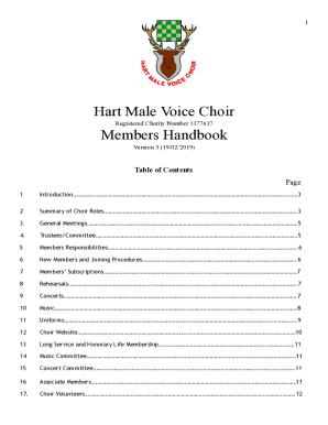 Fillable Online Members Handbook Version 3 pdf Fax Email Print - pdfFiller