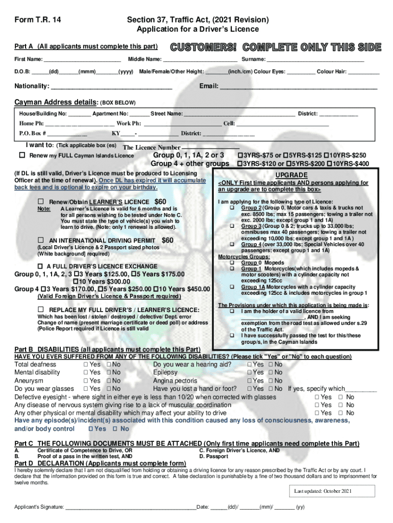 Fillable Online FORM T.R. 4 Renewal of Registered Vehicles Fax Email ...