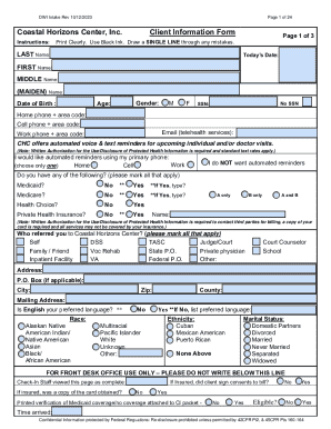 Fillable Online DWI Intake Packet Fax Email Print - pdfFiller