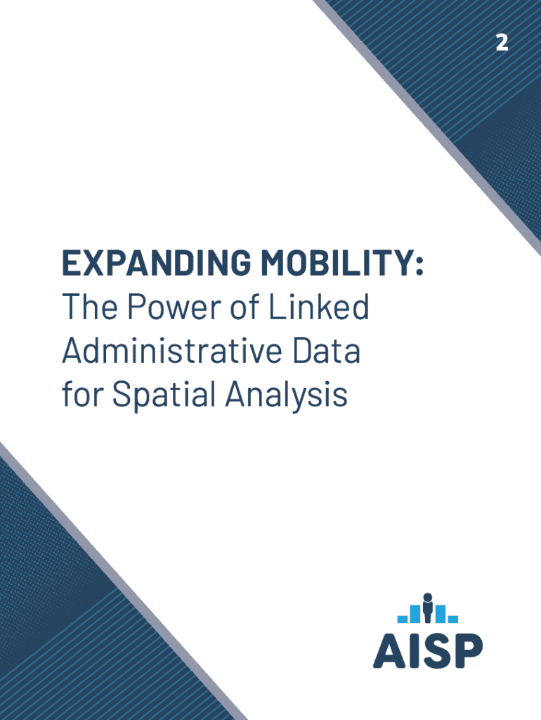 Fillable Online aisp upenn The Power of Linked Administrative Data for ...