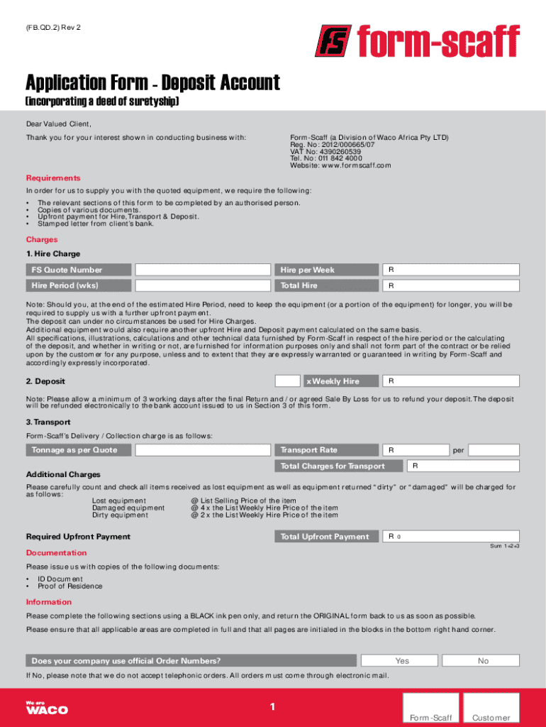 Fillable Online Form-Scaff Fax Email Print - pdfFiller