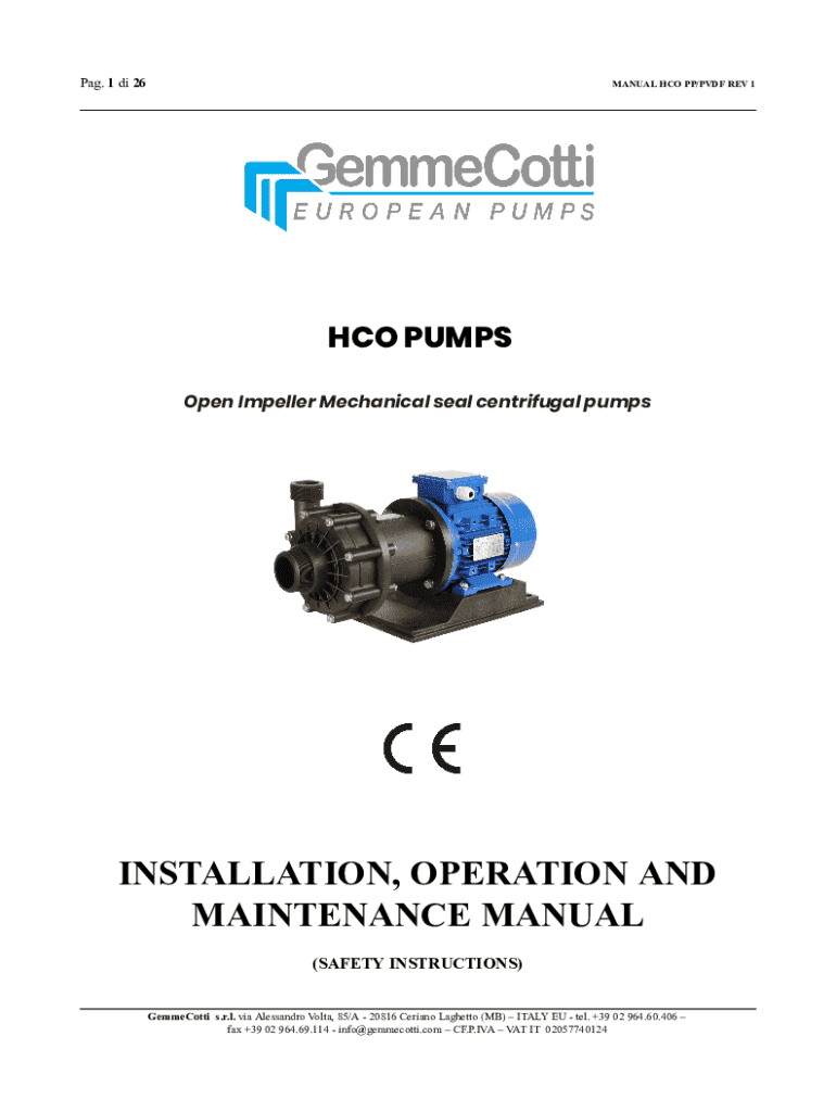 Fillable Online mechanical seal centrifugal pumps Fax Email Print - pdfFiller