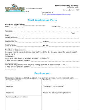 Woodlands Day Nursery - Open - Find an Inspection Report Doc Template ...