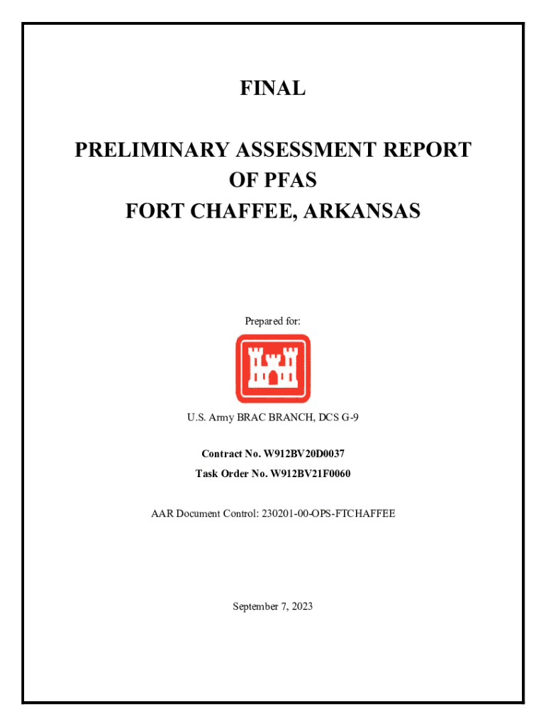 Fillable Online aec army Fort Chaffee (BRAC) :: U.S. Army Environmental ...