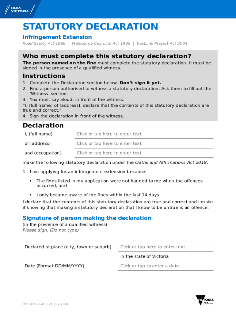Who Can Witness A Commonwealth Statutory Declaration Doc Template Pdffiller