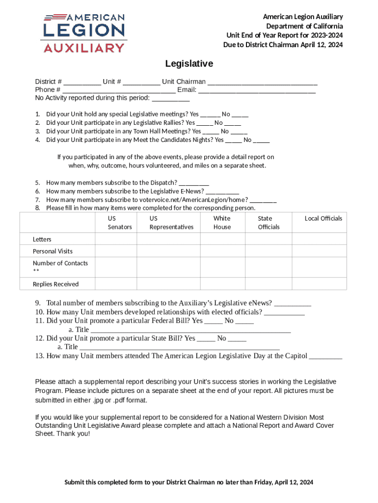 Legislative District Report Legislative District Report Doc Template ...