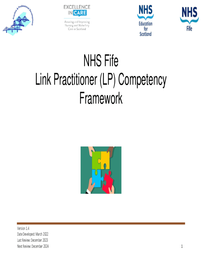 Fillable Online NHS Fife Link Practitioner (LP) Competency Framework Fax Email Print - pdfFiller