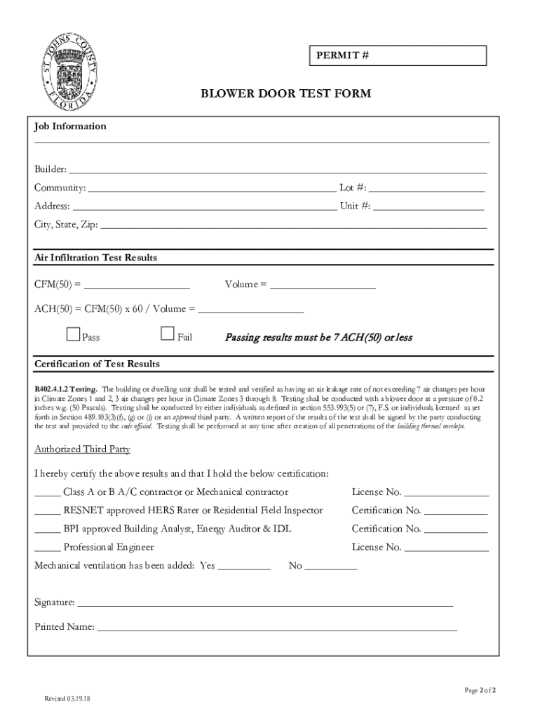 Fillable Online Blower-Door-Test-Information.pdf Fax Email Print ...