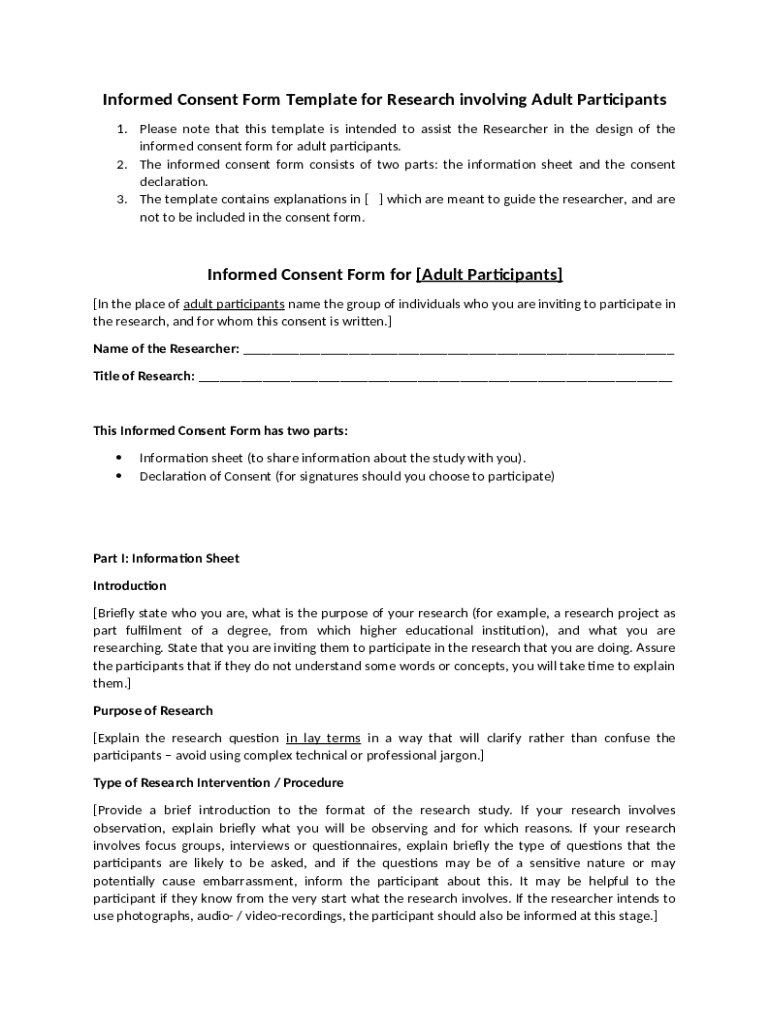 Smith College Institutional Review Board s & Templates Doc Template ...