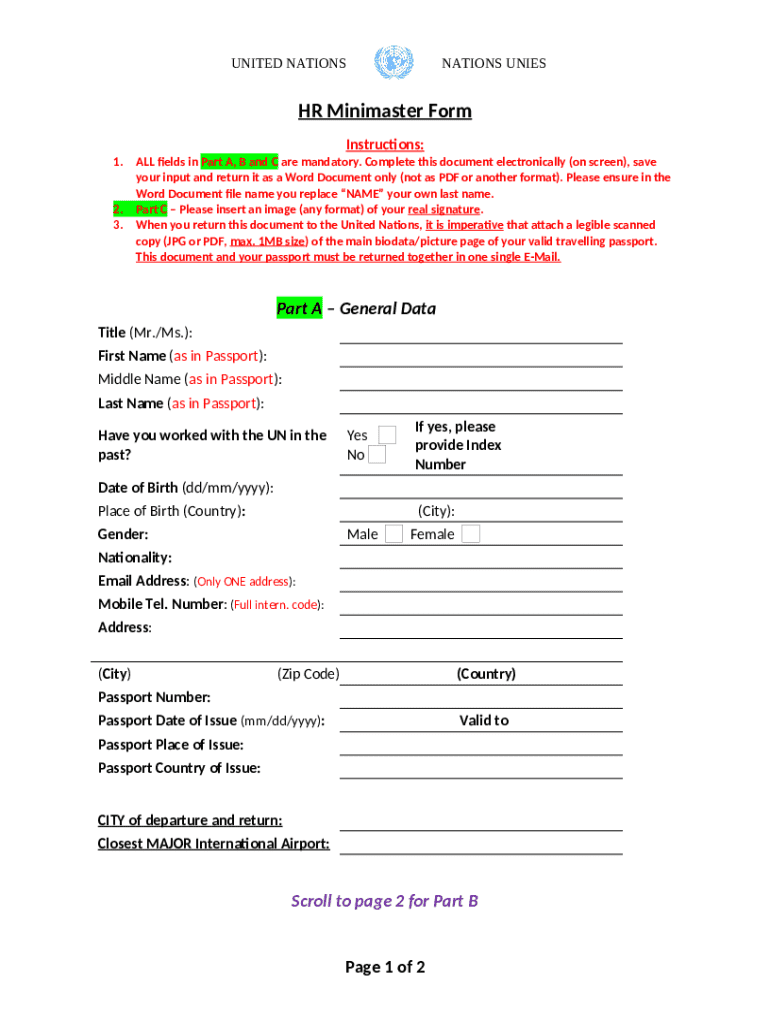 FULL HR Mini Master - NAME.docx - Indico Doc Template | pdfFiller