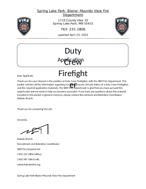 Join Us - SBM Fire Department Doc Template | pdfFiller