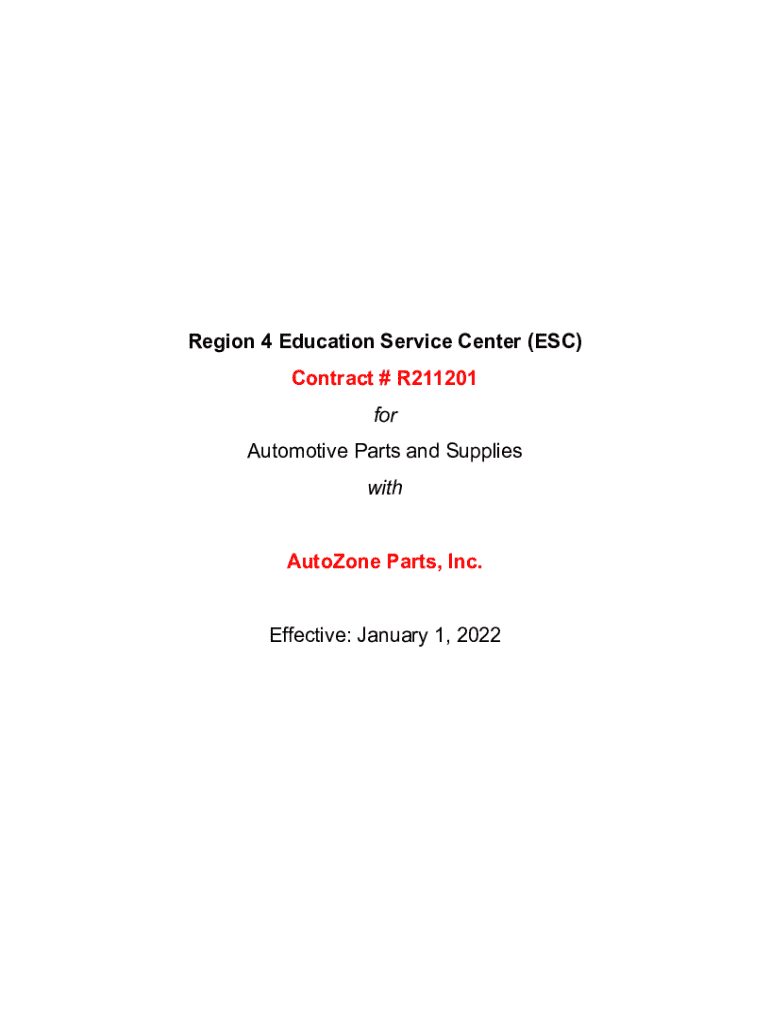 Fillable Online City of Fort Worth and AutoZone Complete Managed ...