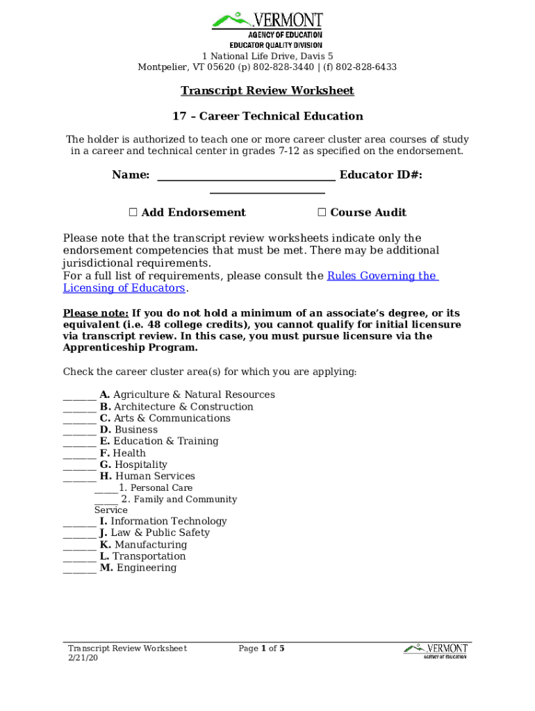 Middle-level CTE Learning Experience Template March 2019 - education ...
