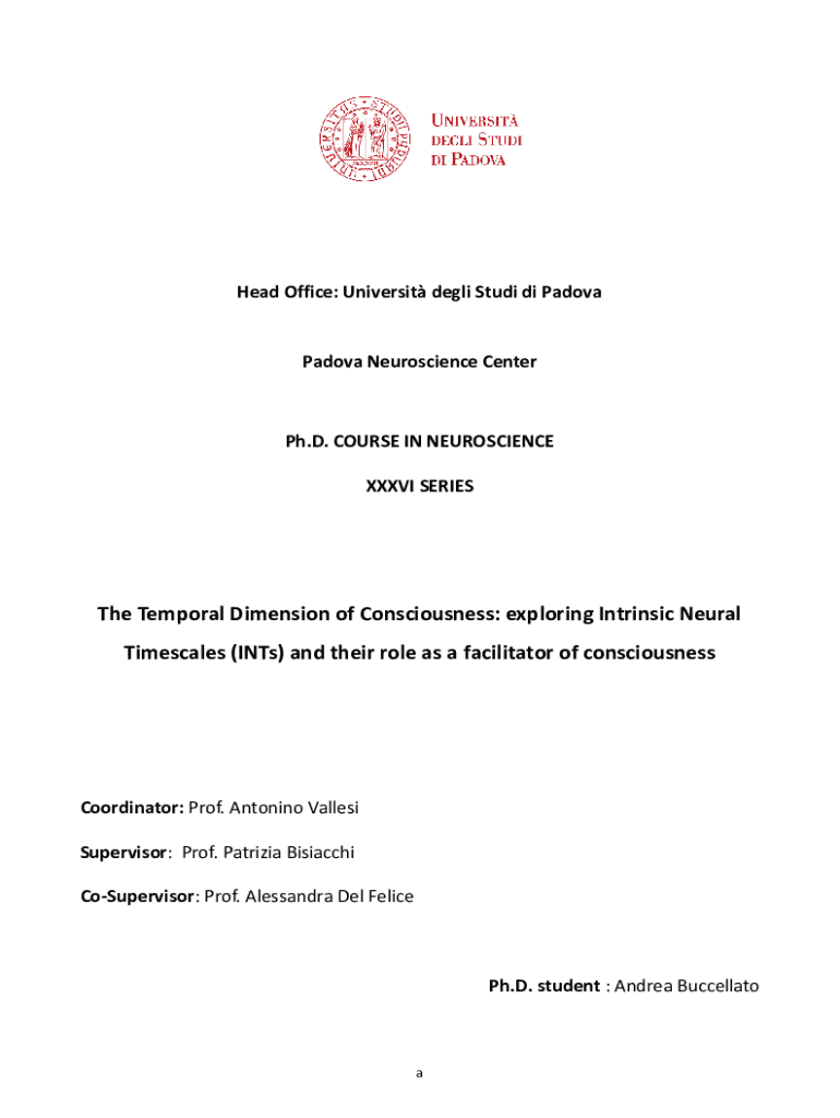 Fillable Online The Brain And Its Time Intrinsic Neural Timescales Are Key Fax Email Print