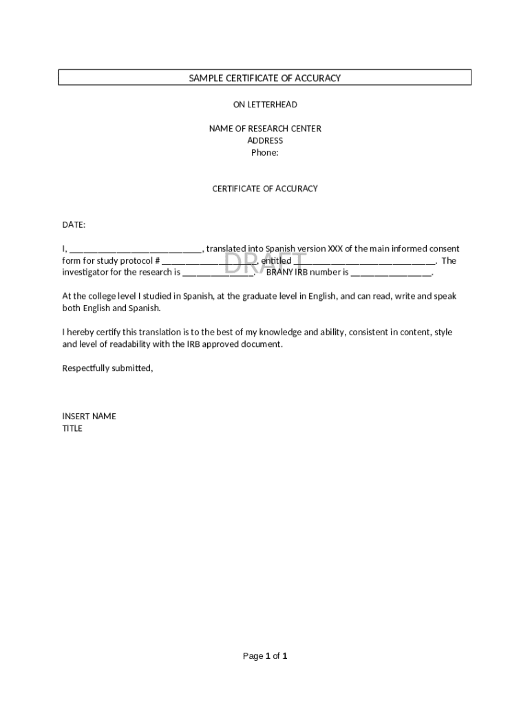 sample-certificate-of-accuracy.docx Doc Template | pdfFiller