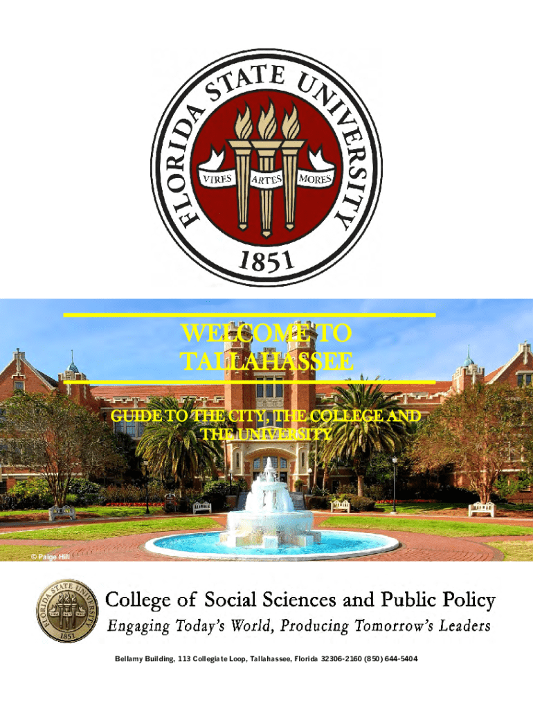 Fillable Online Florida State University - History Department Fax Email ...