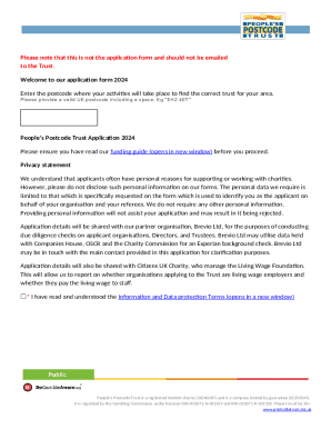 postcode-local-trust-example-application-. ... Doc Template | pdfFiller