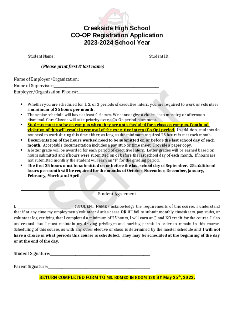 2023-2024-CO-OP-Application - www-chs stjohns k12 fl Doc Template ...