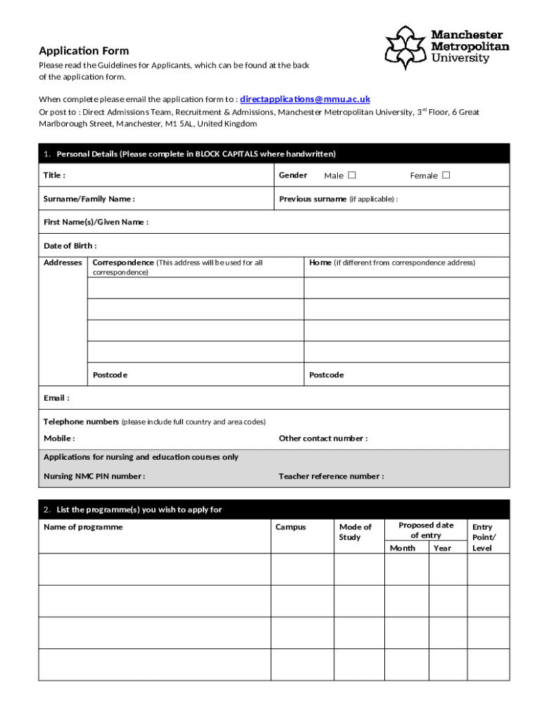 146198940 Mmu App - Law - Application Please ... Doc Template | pdfFiller