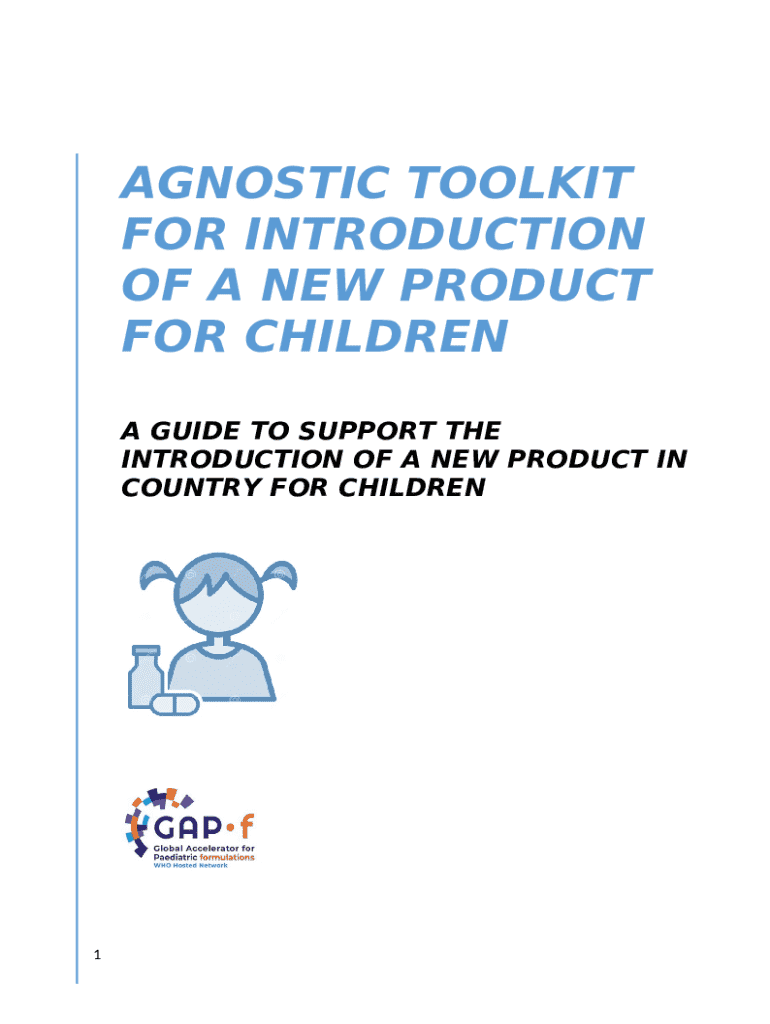 AGNOSTIC TOOLKIT FOR INTRODUCTION OF A NEW PRODUCT FOR CHILDREN. A ...