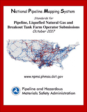 Fillable Online National Pipeline Mapping System Standards for Pipeline ...